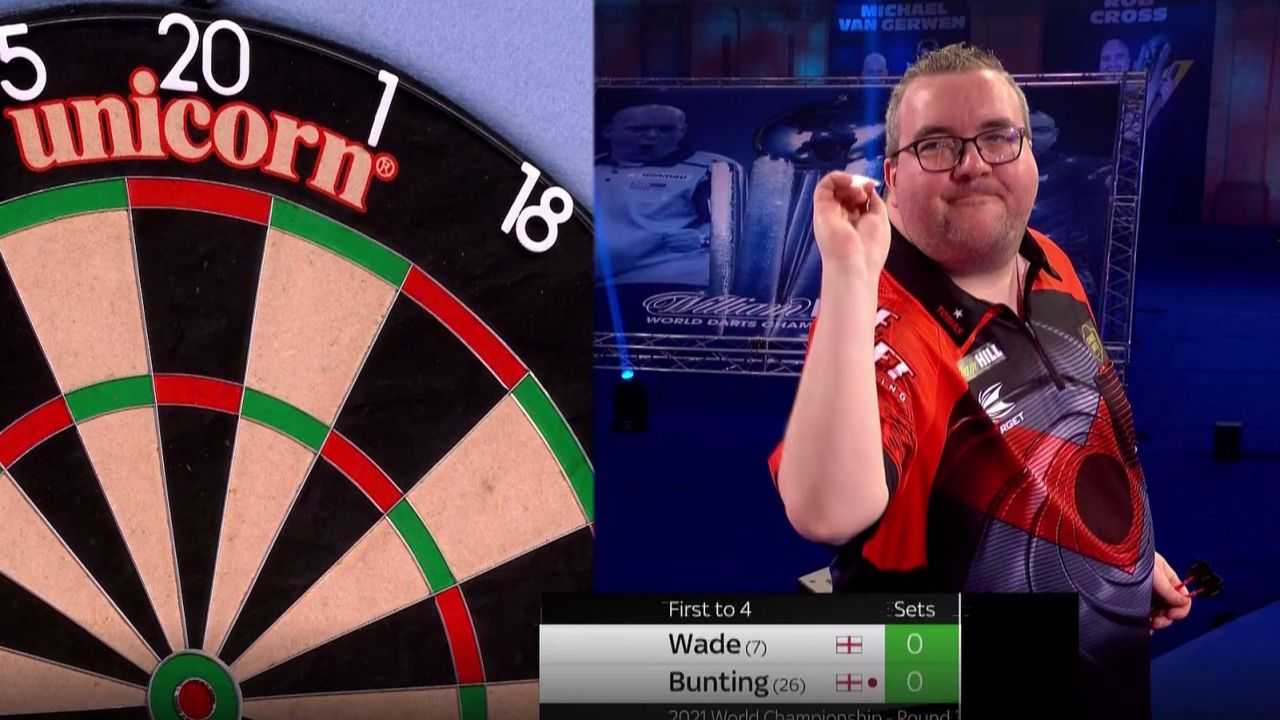 MŚ w darcie, 3. runda: James Wade – Stephen Bunting (MECZ, WIDEO) | TVP ...