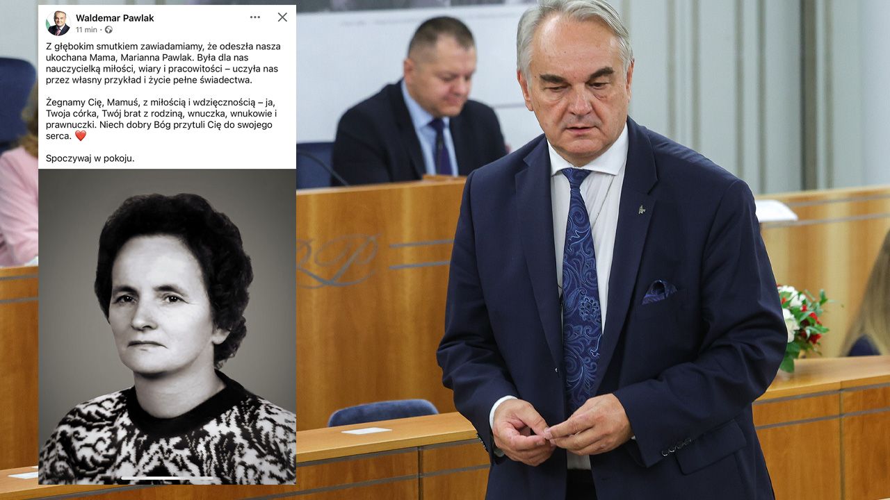 Waldemar Pawlak poinformował o śmierci matki | TVP INFO