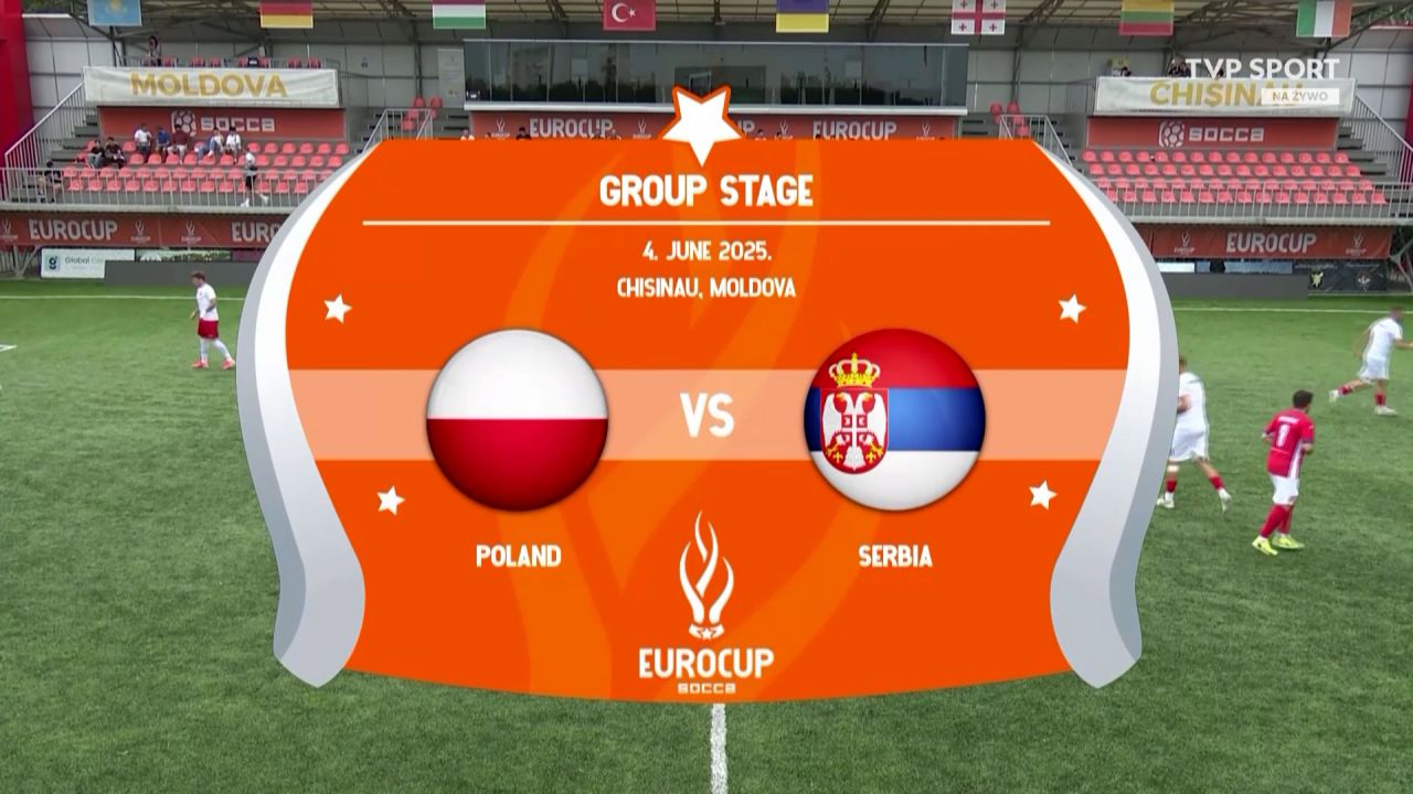 Polska – Serbia. Socca, mistrzostwa Europy drużyn 6-osobowych, Mołdawia ...