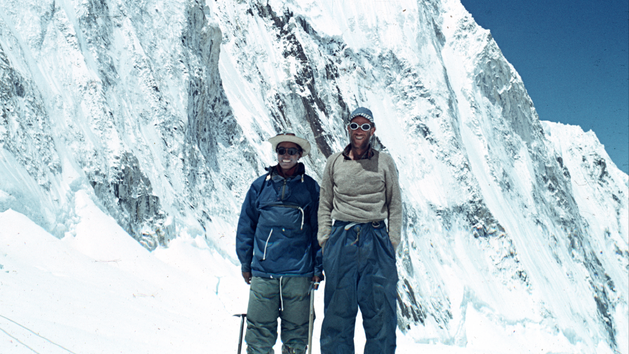 Tenzing Norgay Climbing Mount Everest