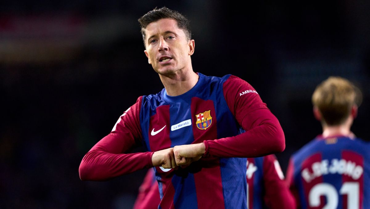 Robert Lewandowski najlepszym strzelcem Barcelony w 2023 roku | TVP SPORT Robert Lewandowski najlepszym strzelcem Barcelony w 2023 roku | TVP SPORT